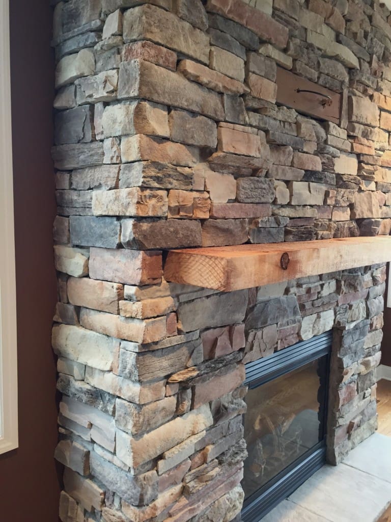 Mountain Ledge Stone Fireplace Pictures - North Star Stone