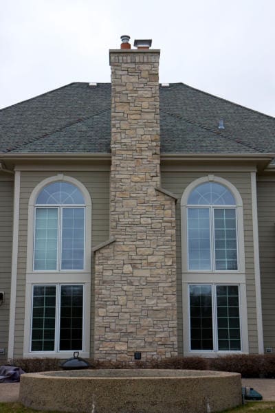 Stone Veneer Chimney Pictures - North Star Stone