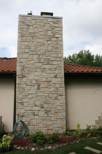 Stone Veneer Chimney Pictures - North Star Stone