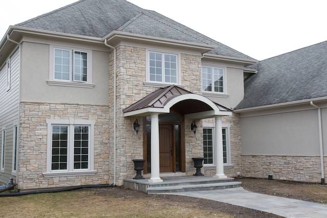 Stone Veneer And Stucco Exterior Pictures - North Star Stone